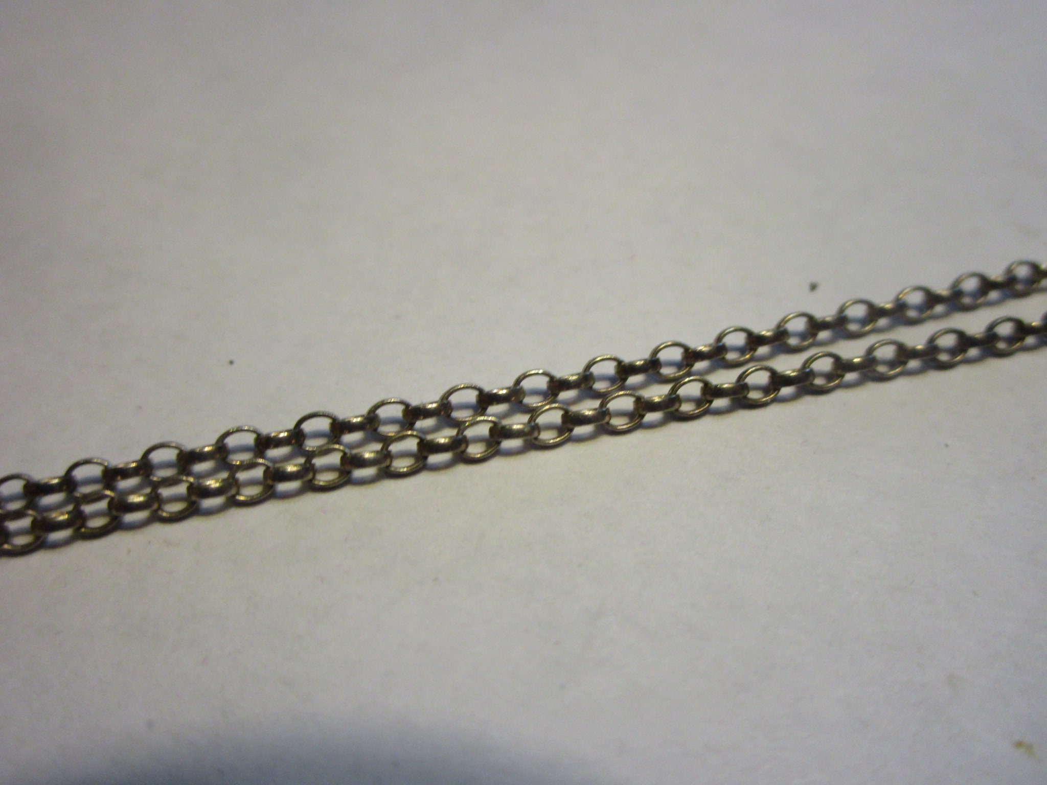 Vtg Designer OMG Sterling Silver Chain With Fancy Pendant & Dangle ...