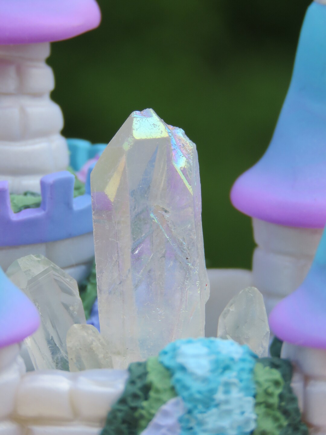 Charming Miniature Fantasy Castle With Angel Aura ~ Tiny Fairy Castle ...