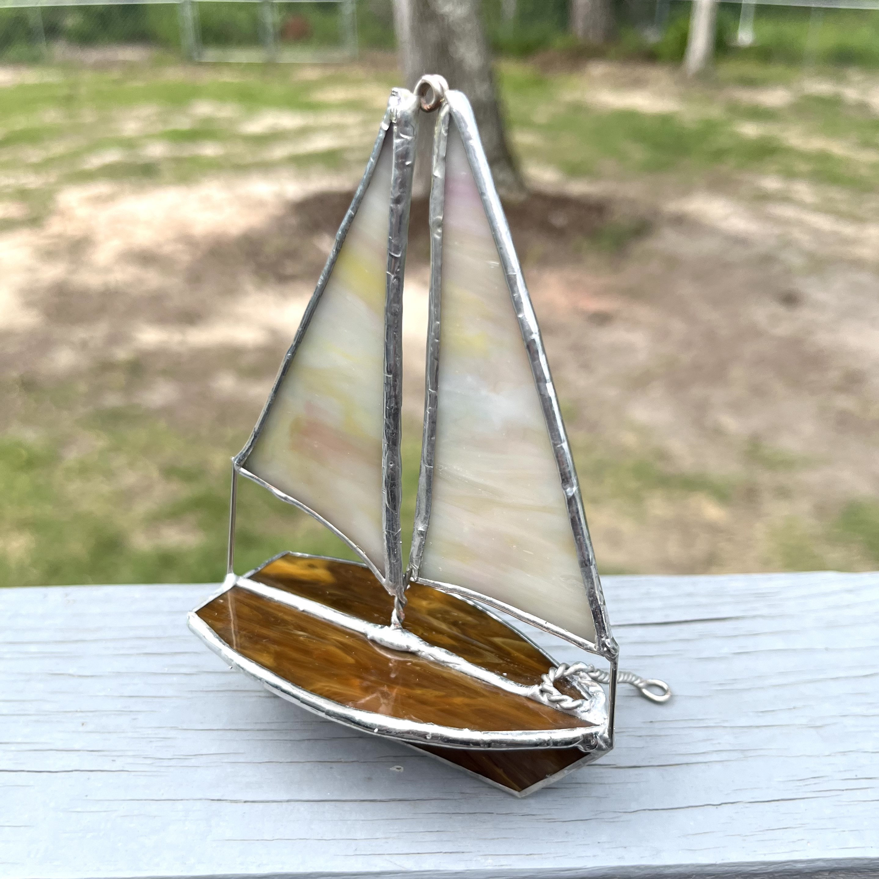 Custom Small Stained Glass Sailboats - Etsy