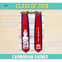 Myanmar Burma Flag Graduation Sash/stole International Study Abroad ...