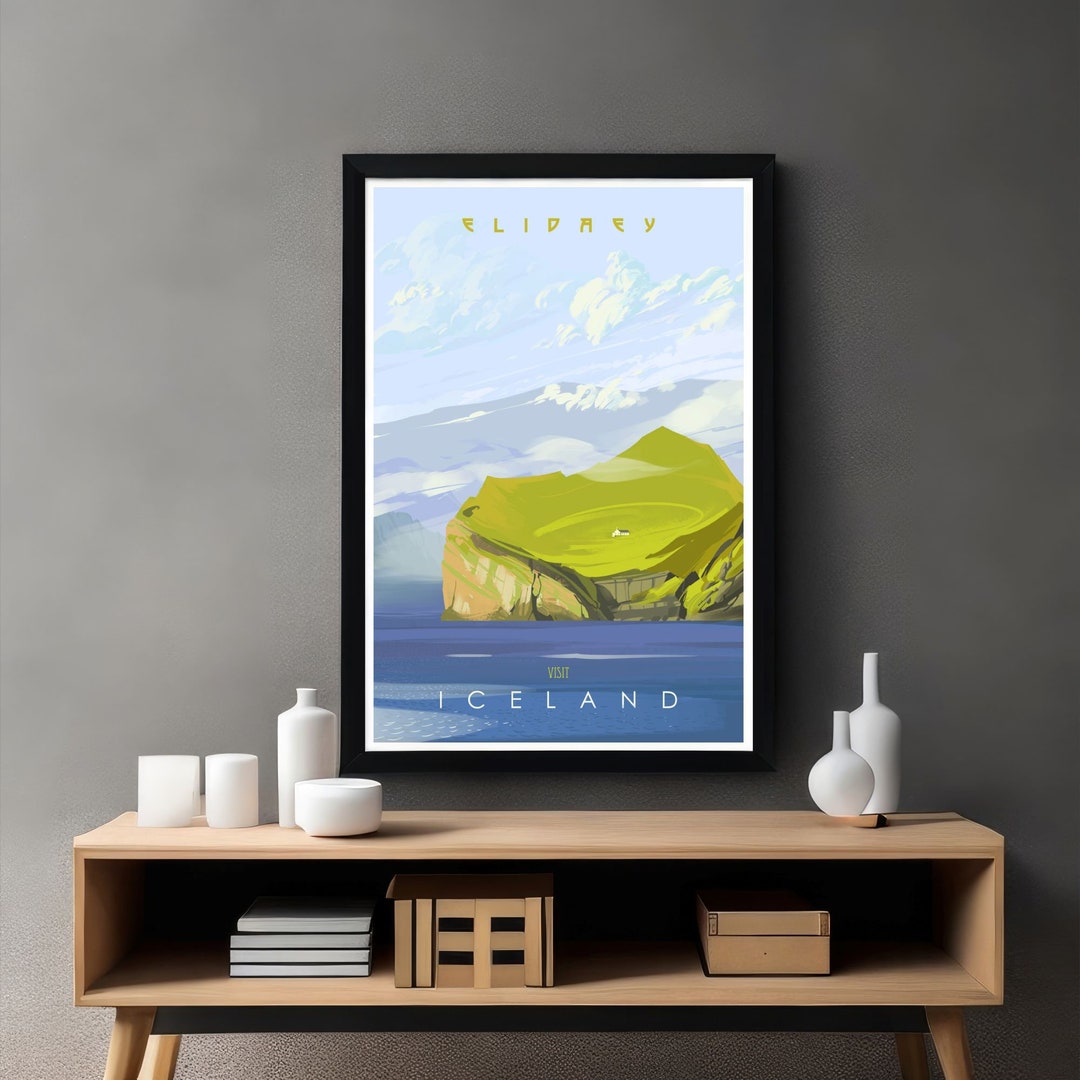 Island Poster, Island Elidaey Poster, Island Elidaey Print, Elidaey ...