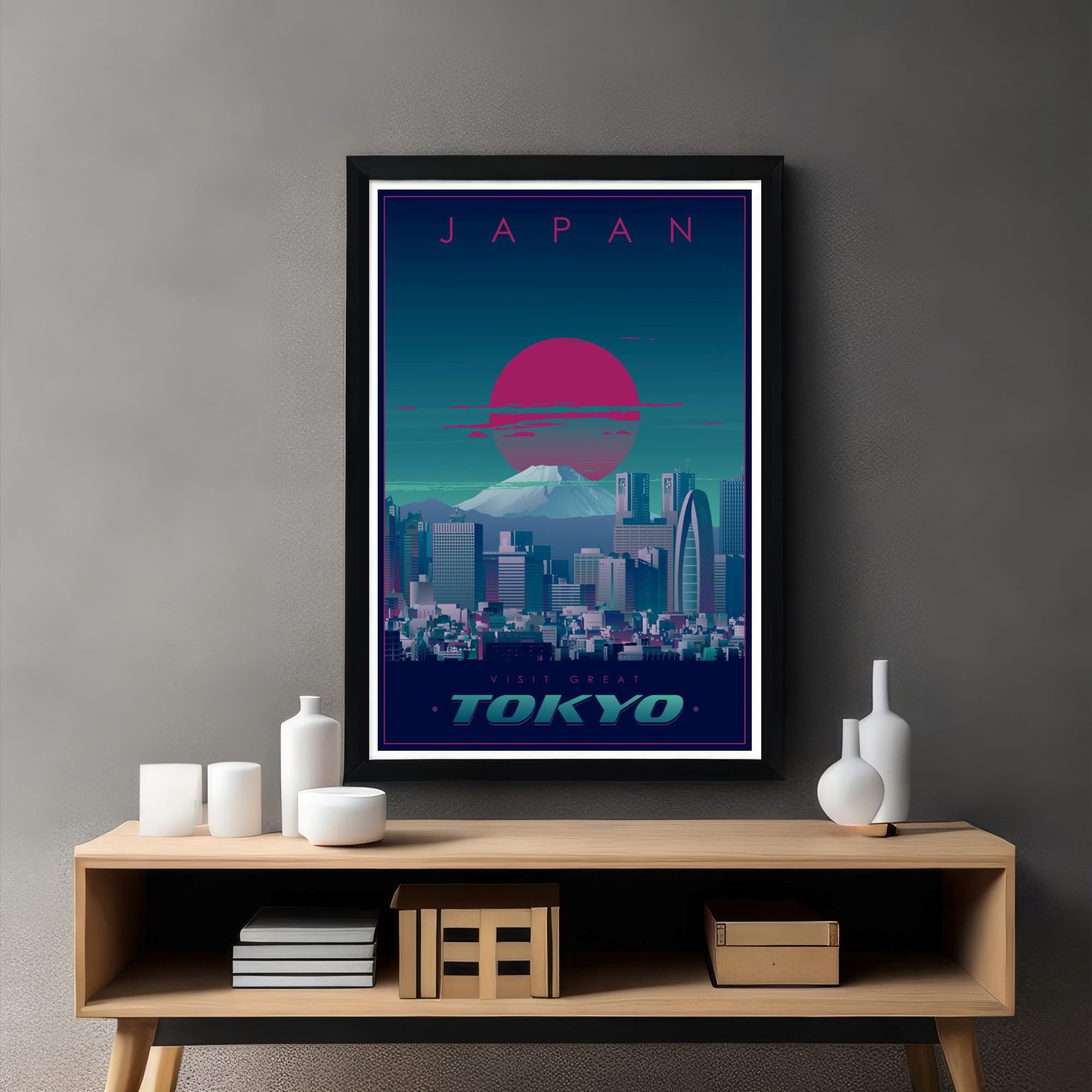 Tokyo Japan Poster, Japan Poster, Tokyo Japan Print, Tokyo Print ...
