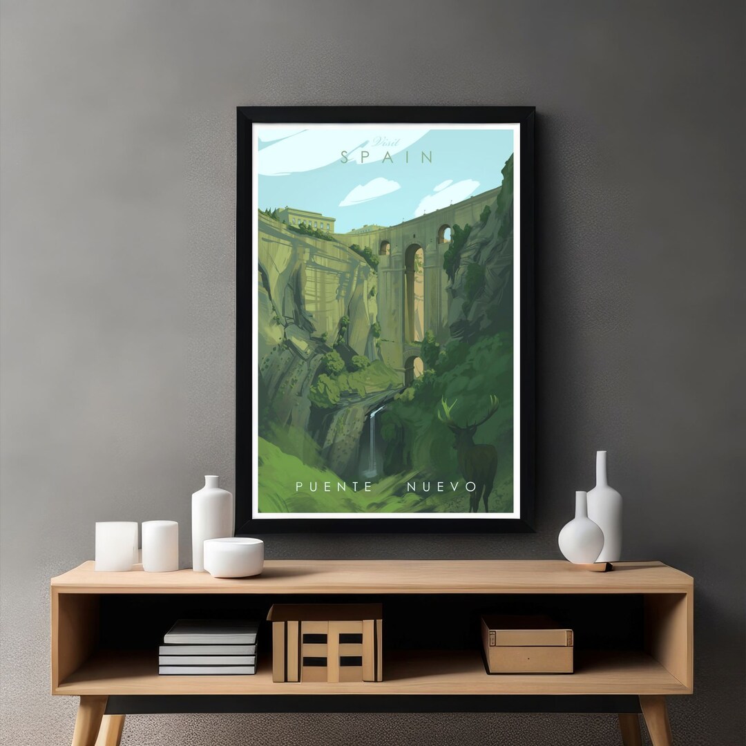 Puento Nuevo Poster, Spain Poster, Puento Nuevo Poster, Puento Nuevo ...