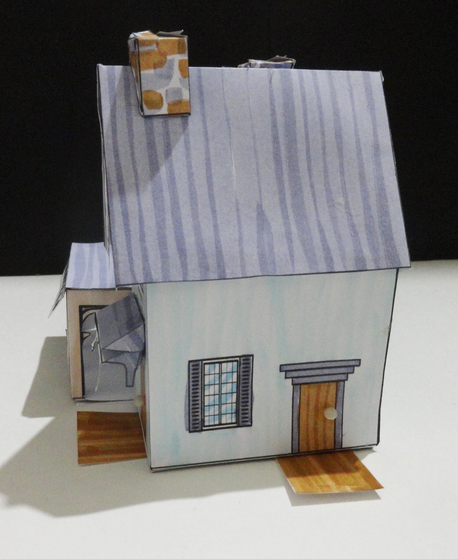 Michigan Victorian House Paper House Pattern and Instructions Digital ...