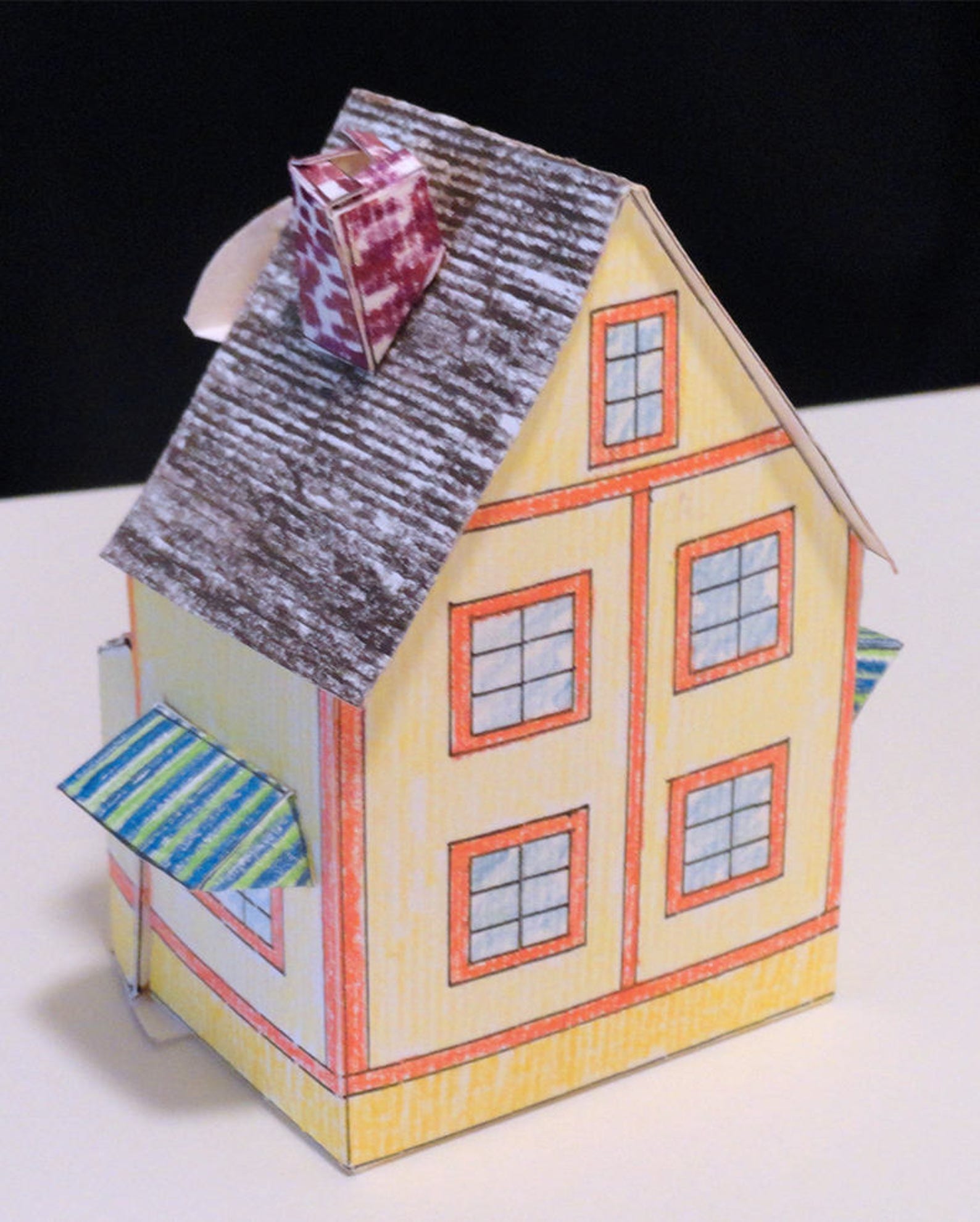 West Virginia General Store Paper House Pattern and Instructions ...