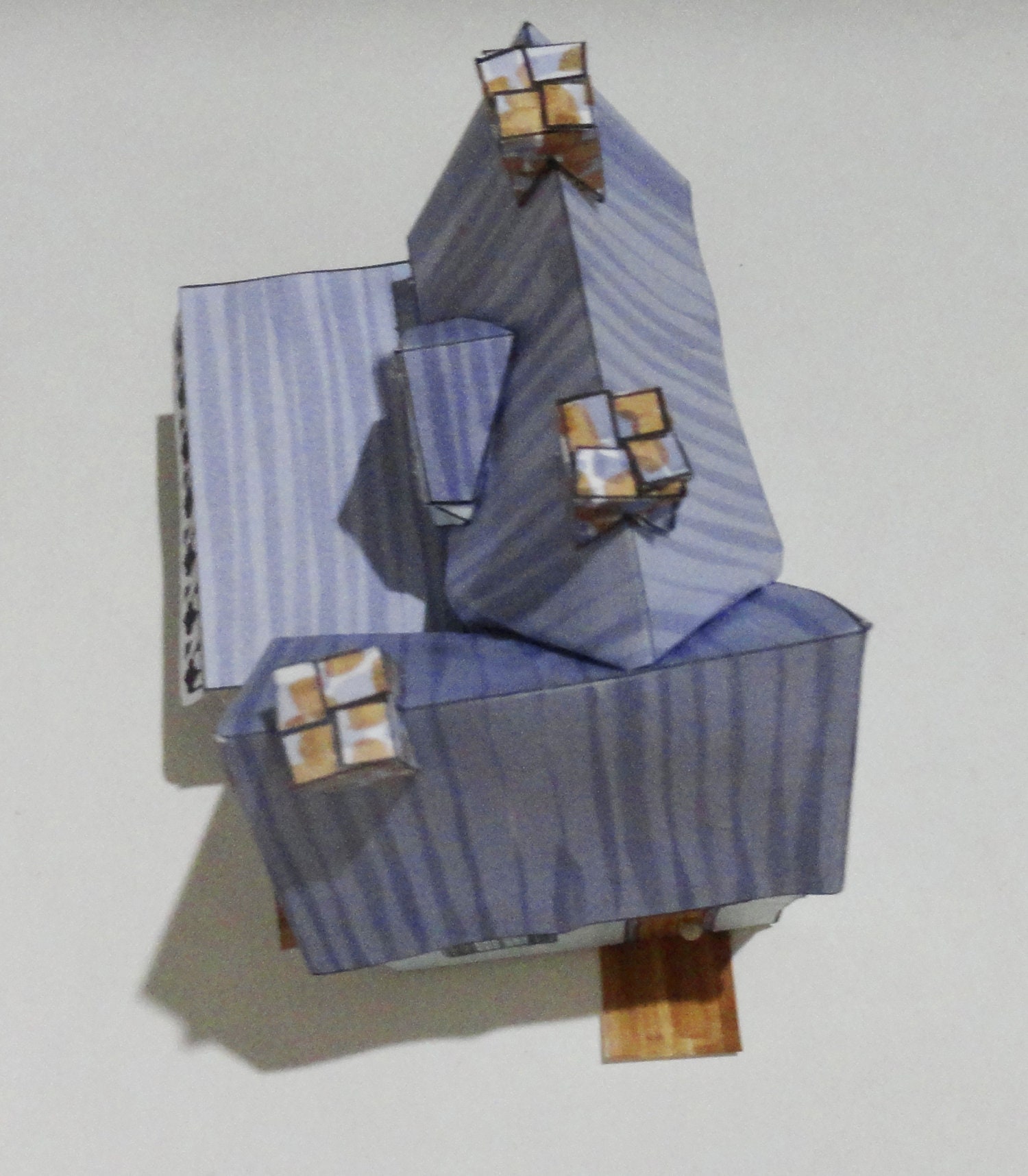 Michigan Victorian House Paper House Pattern and Instructions Digital ...
