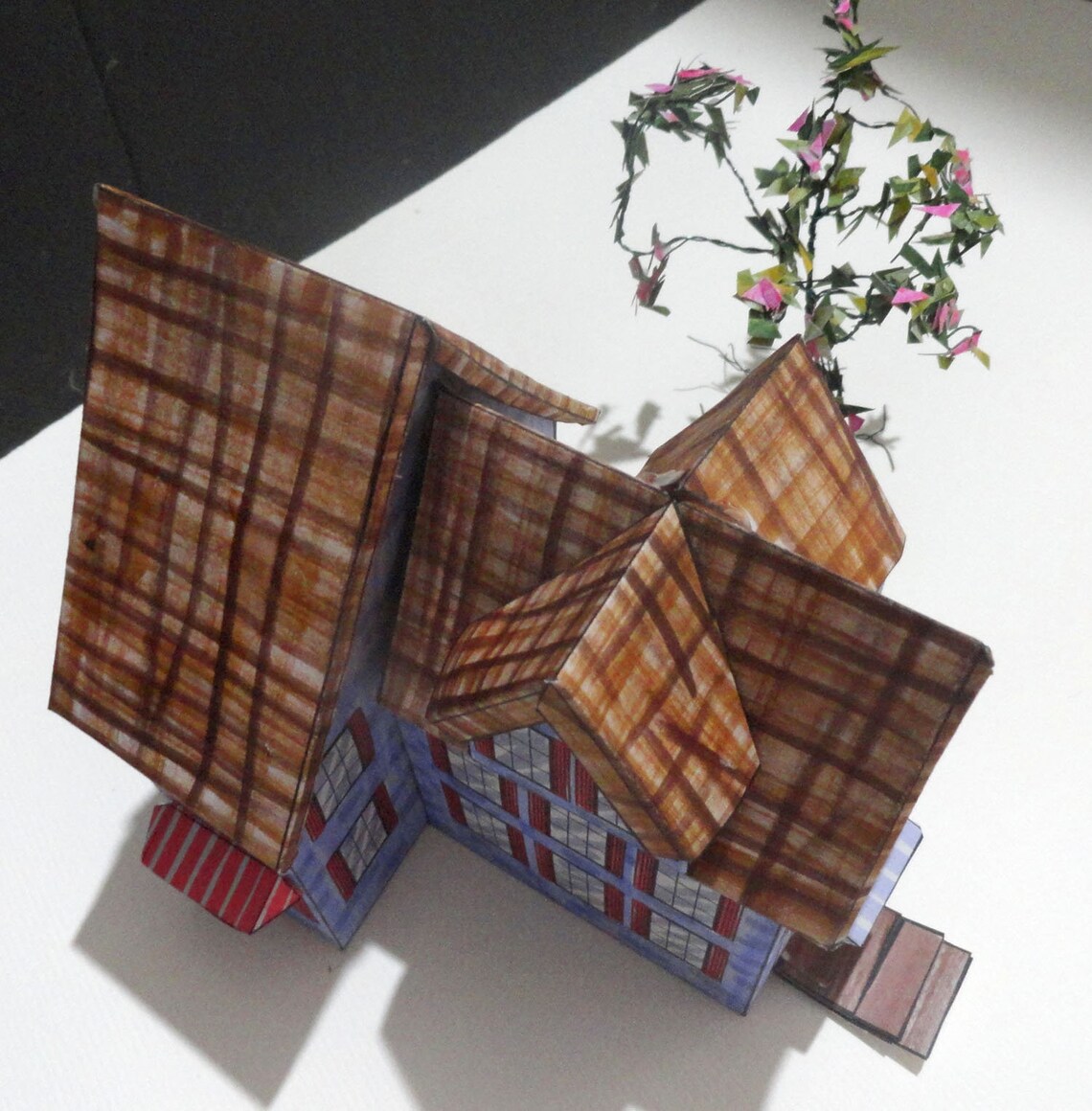 Massachusetts House Paper House Pattern and Instructions Digital ...