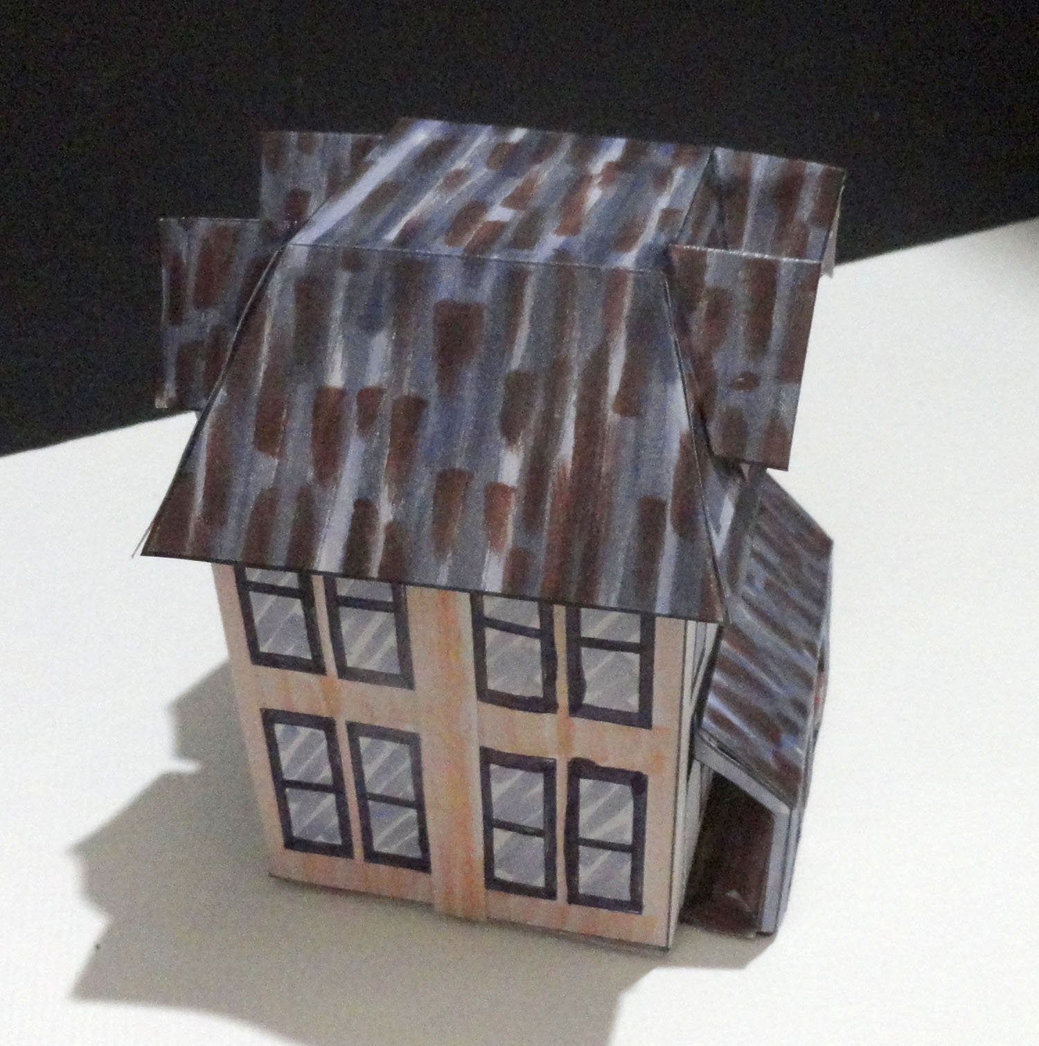 Connecticut Victorian Gothic House Paper House Pattern and Instructions ...