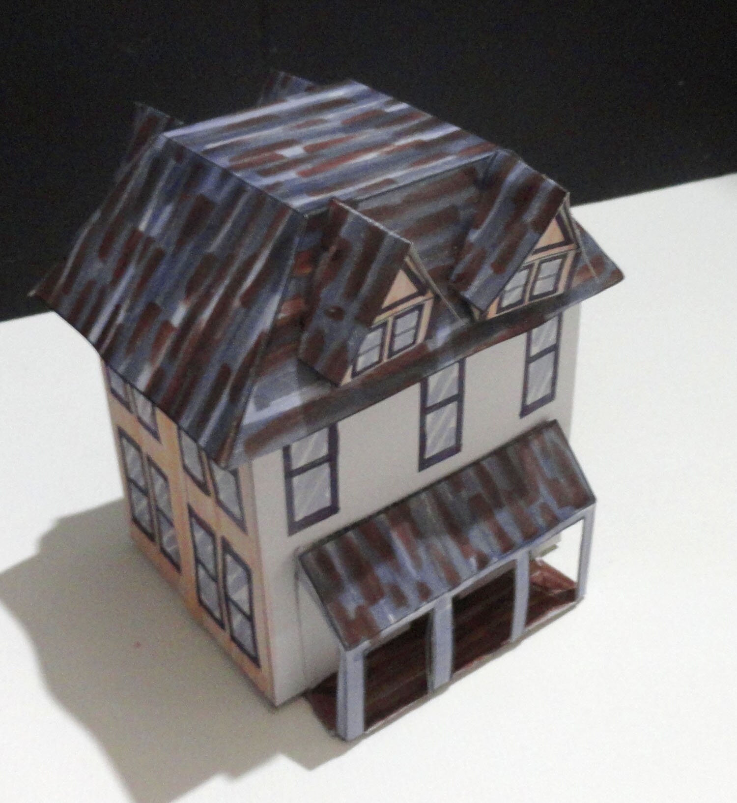 Connecticut Victorian Gothic House Paper House Pattern and Instructions ...