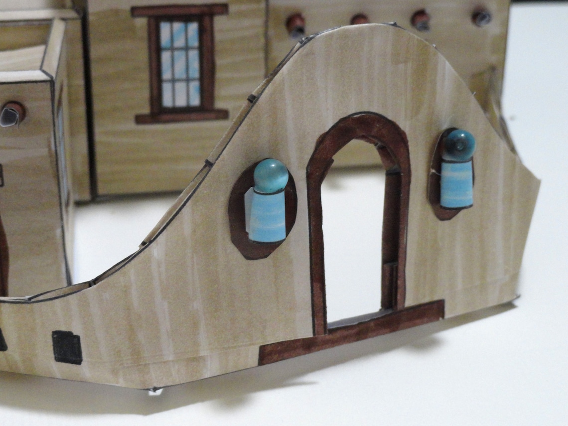 Utah Adobe House Paper House Pattern and Instructions Digital Download ...