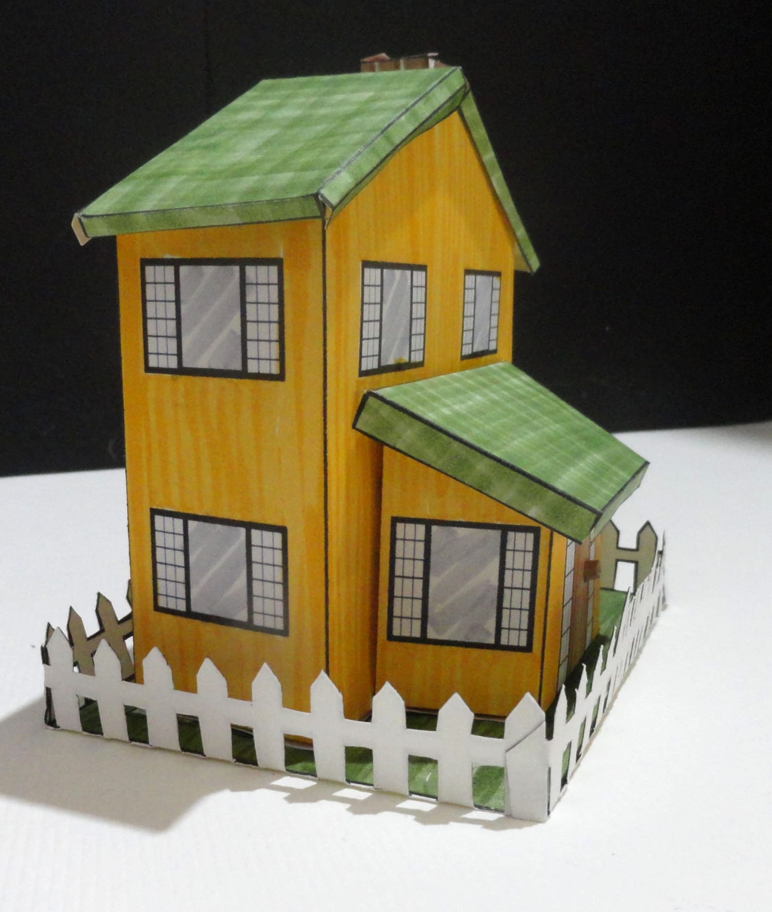 Iowa House Paper House Pattern and Instructions Digital Download - Etsy