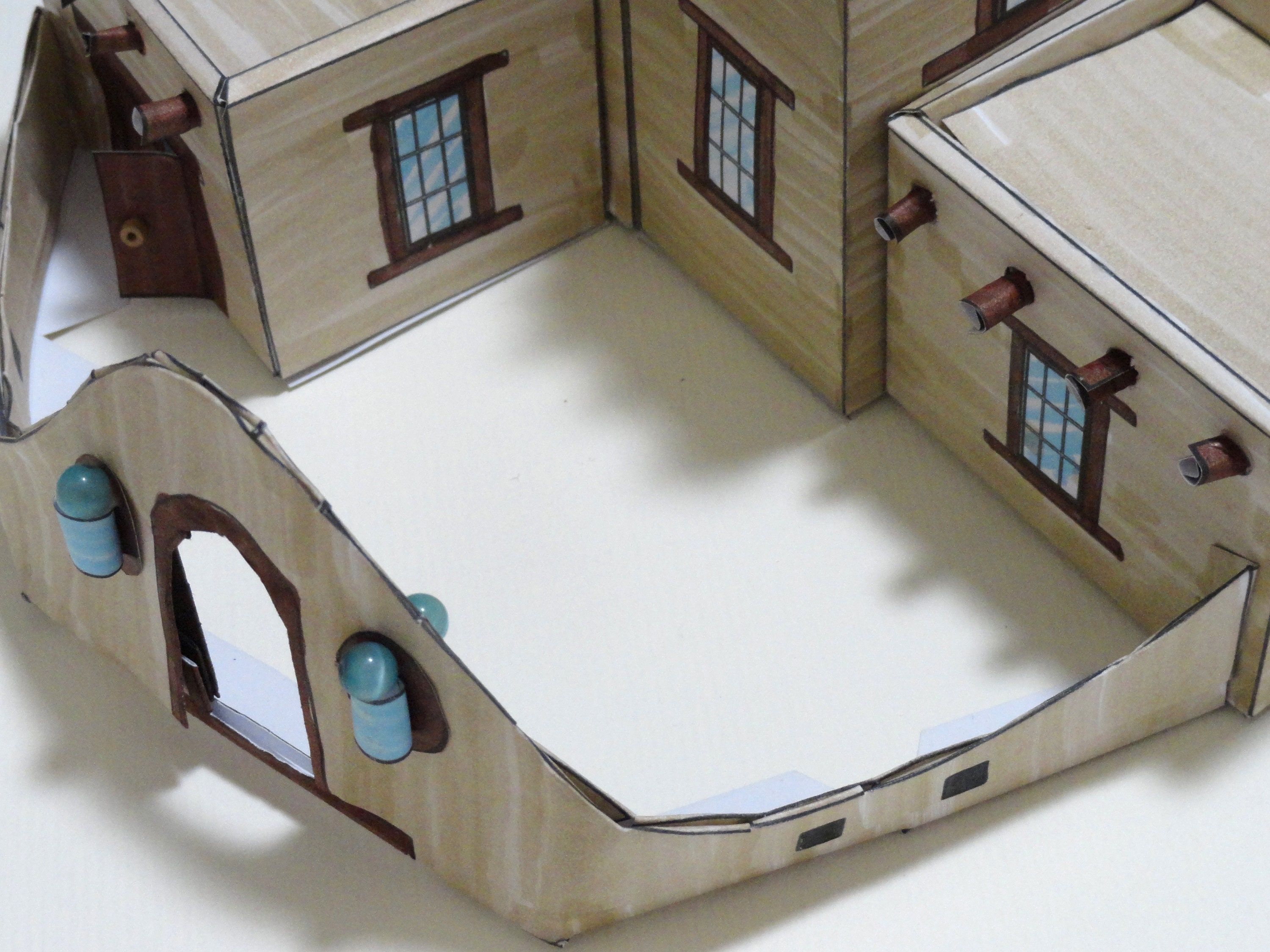 Utah Adobe House Paper House Pattern and Instructions Digital Download ...