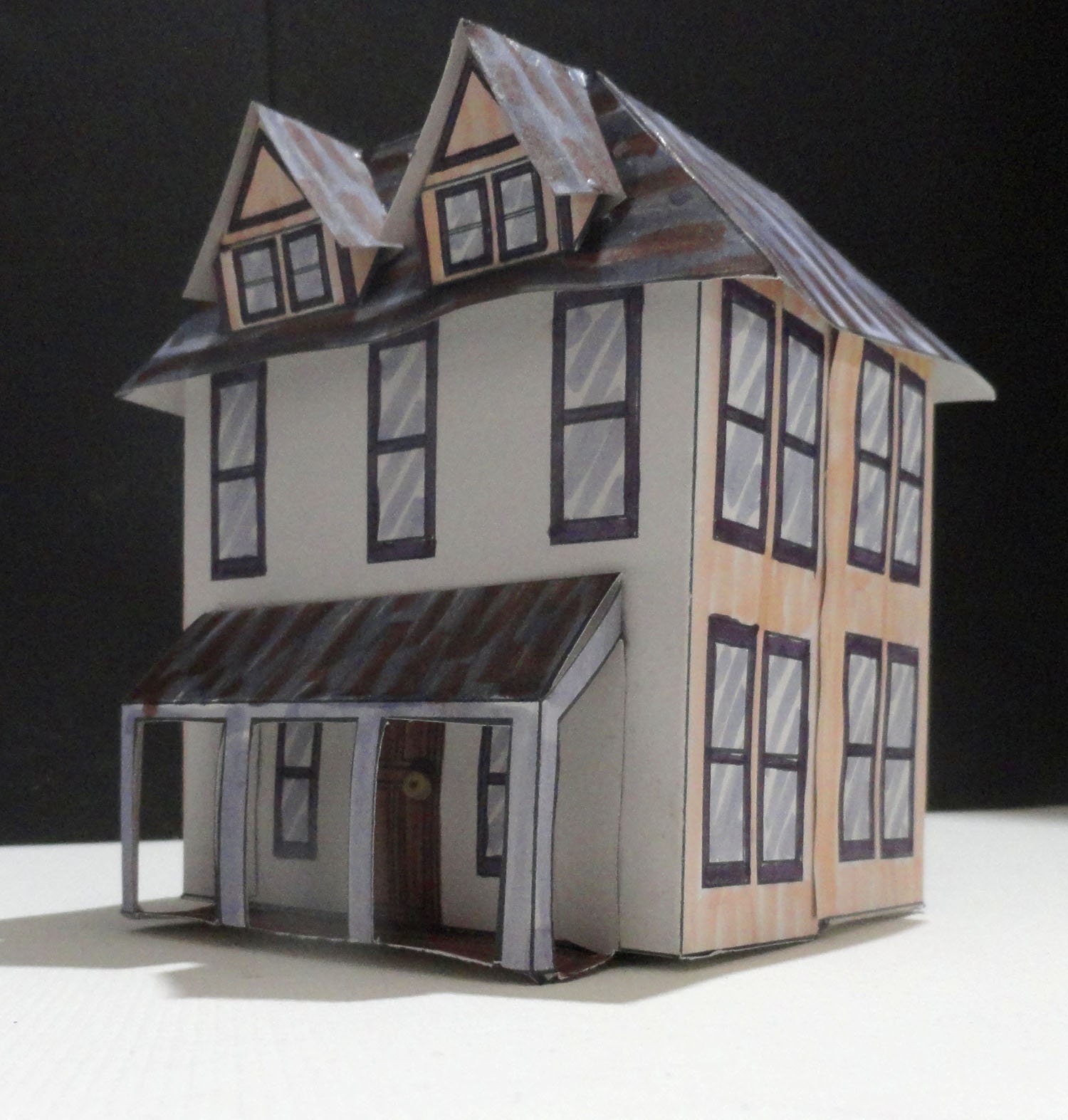 Connecticut Victorian Gothic House Paper House Pattern and Instructions ...