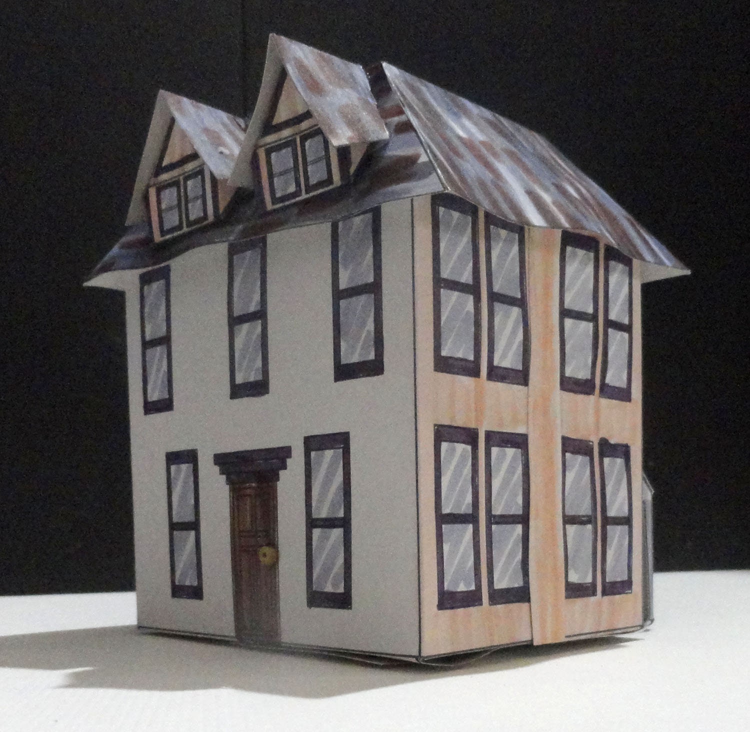 Connecticut Victorian Gothic House Paper House Pattern and Instructions ...