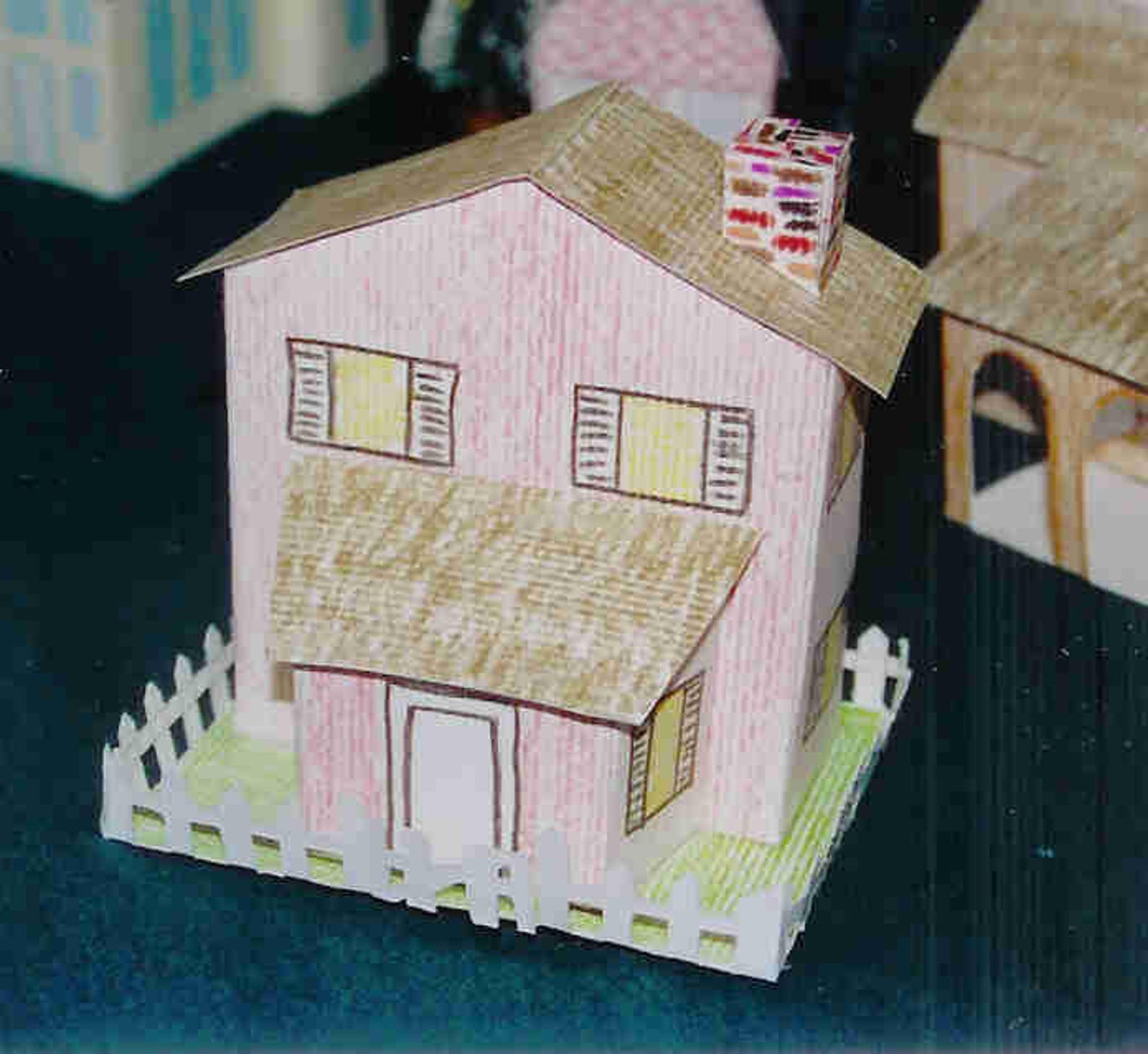 Iowa House Paper House Pattern and Instructions Digital Download - Etsy