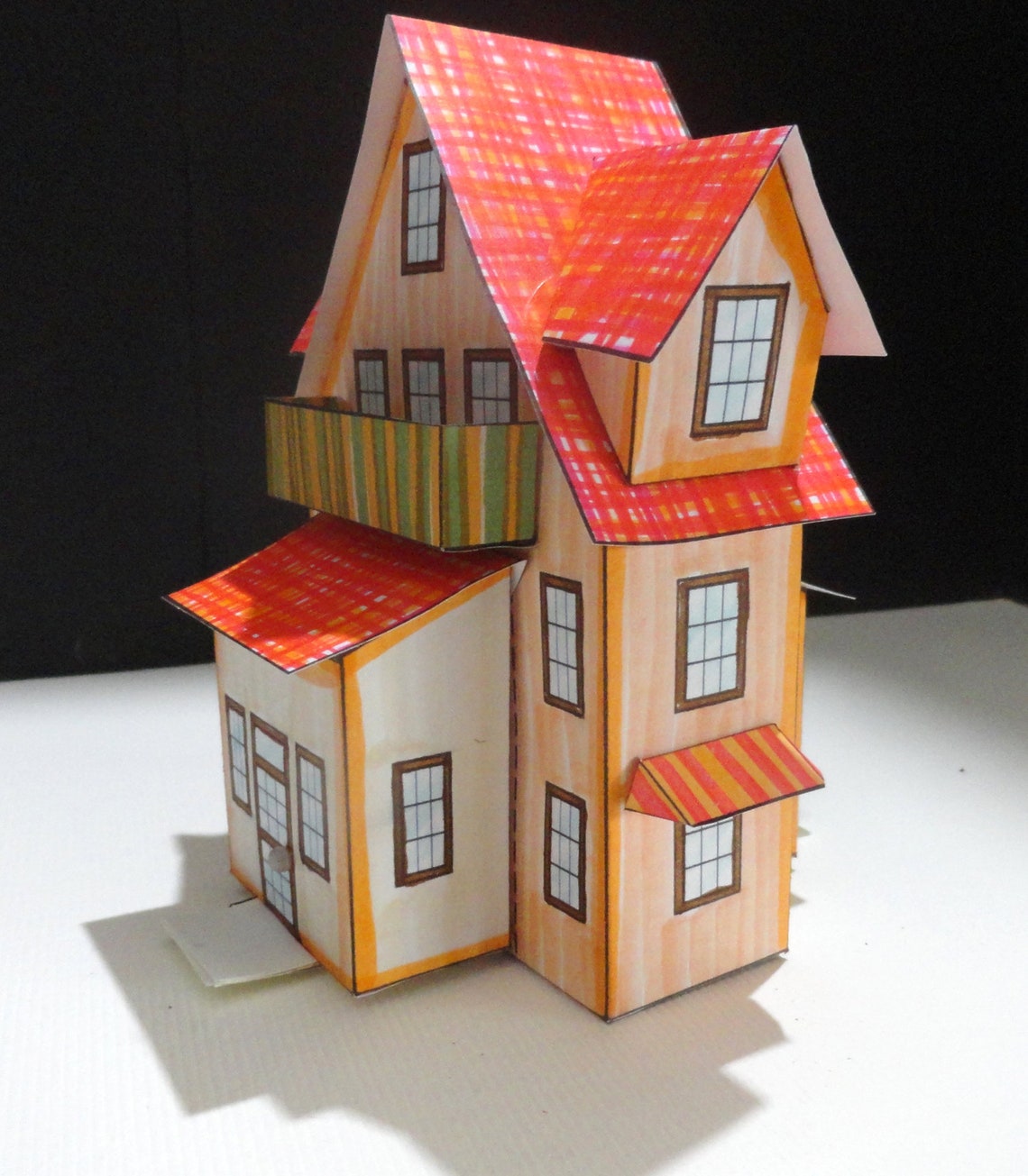 Maine Cottage Paper House Pattern and Instruction Digital Download - Etsy