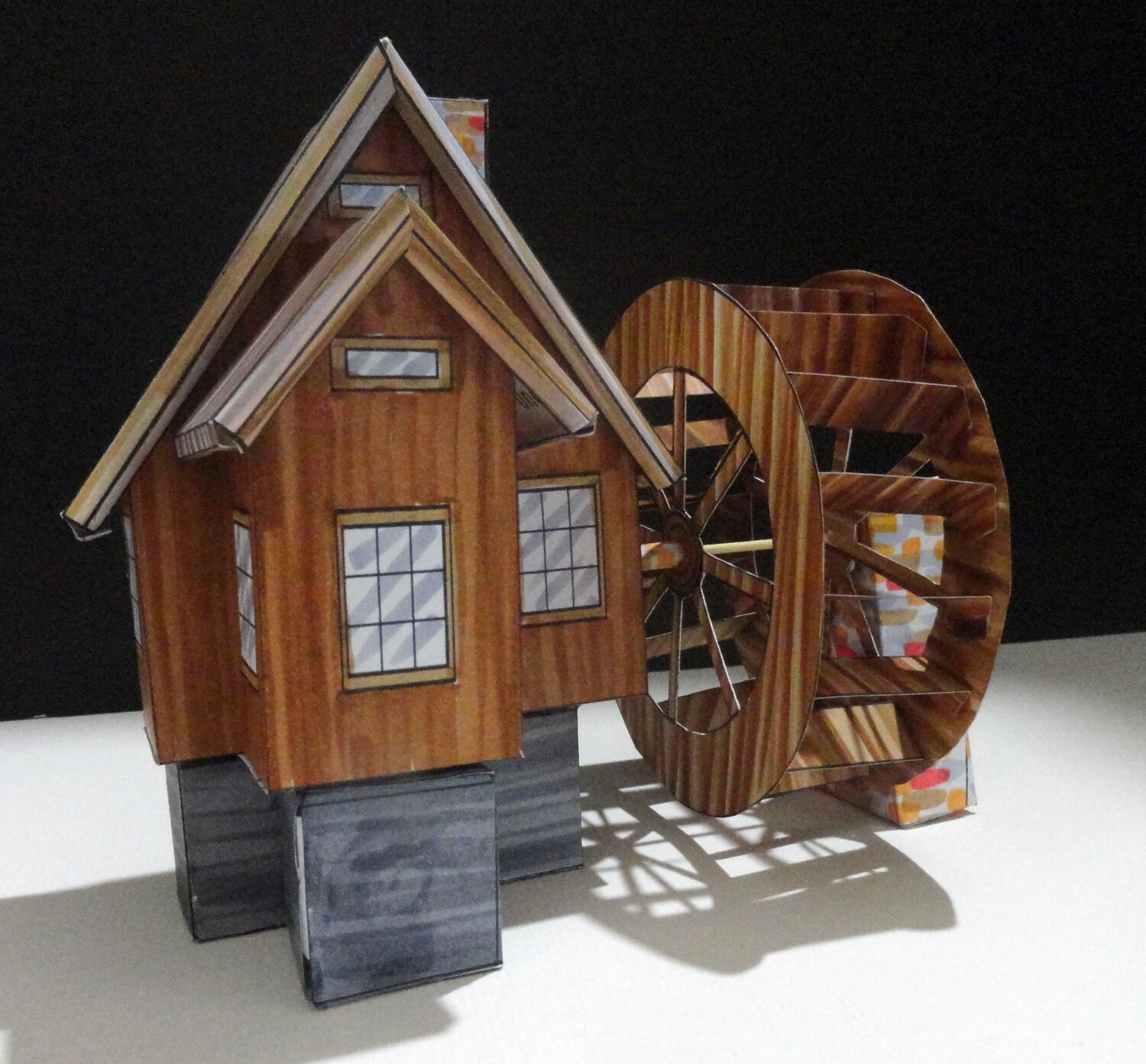 Colorado Water Wheel Mill Paper House Pattern and Instructions Digital ...
