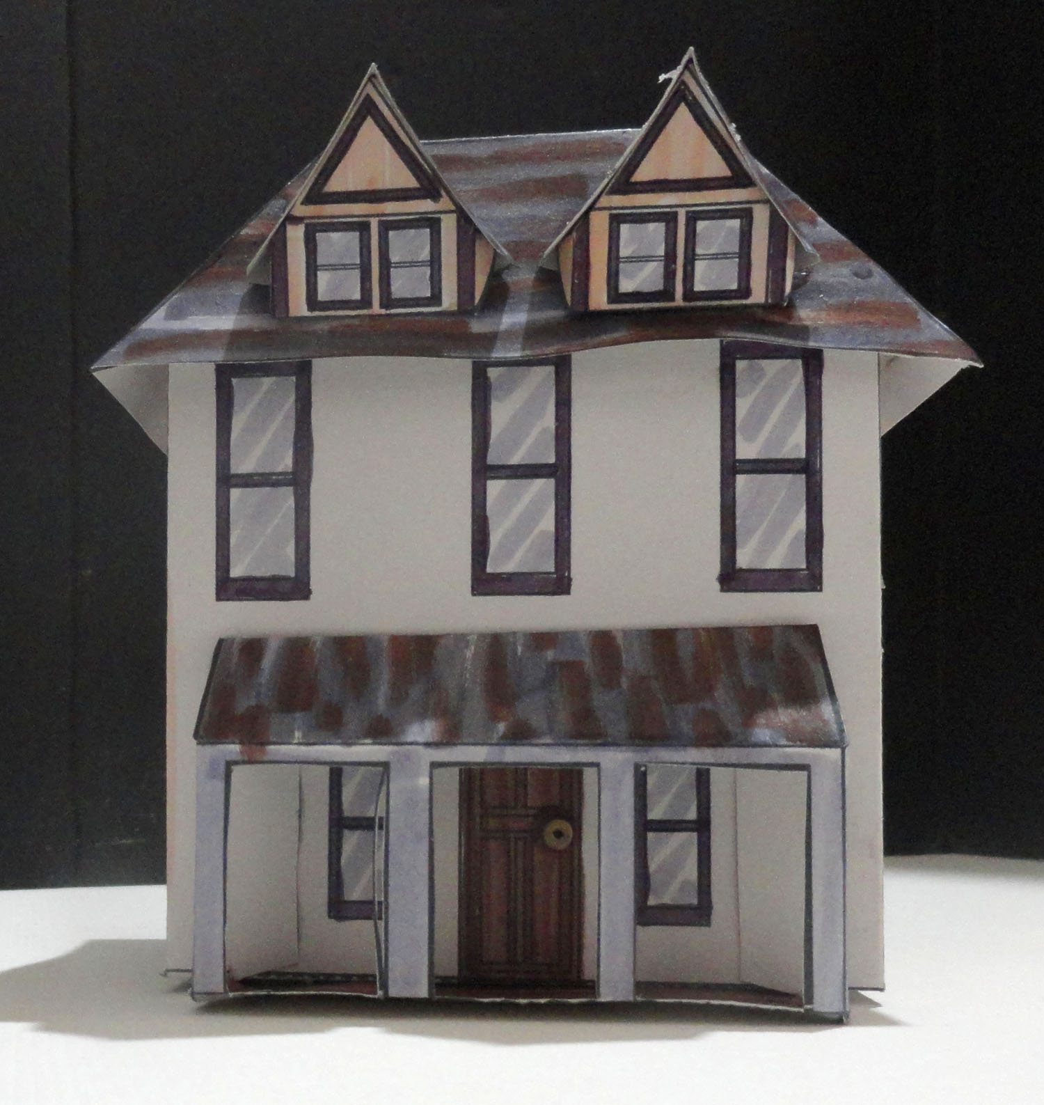 Connecticut Victorian Gothic House Paper House Pattern and Instructions ...