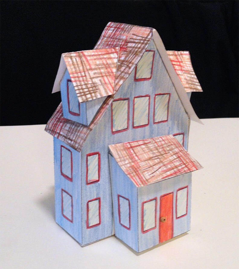 Maine Cottage Paper House Pattern and Instruction Digital Download - Etsy