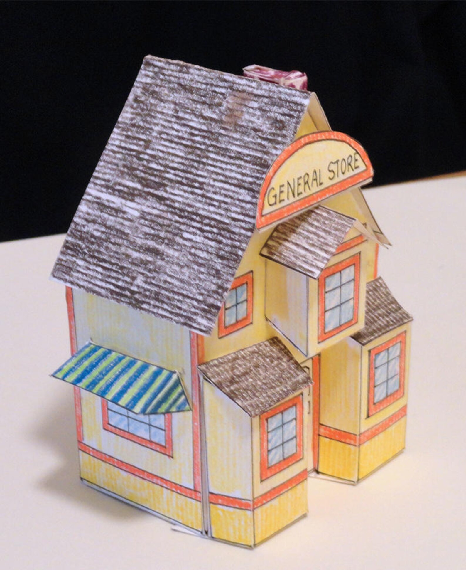 West Virginia General Store Paper House Pattern and Instructions ...