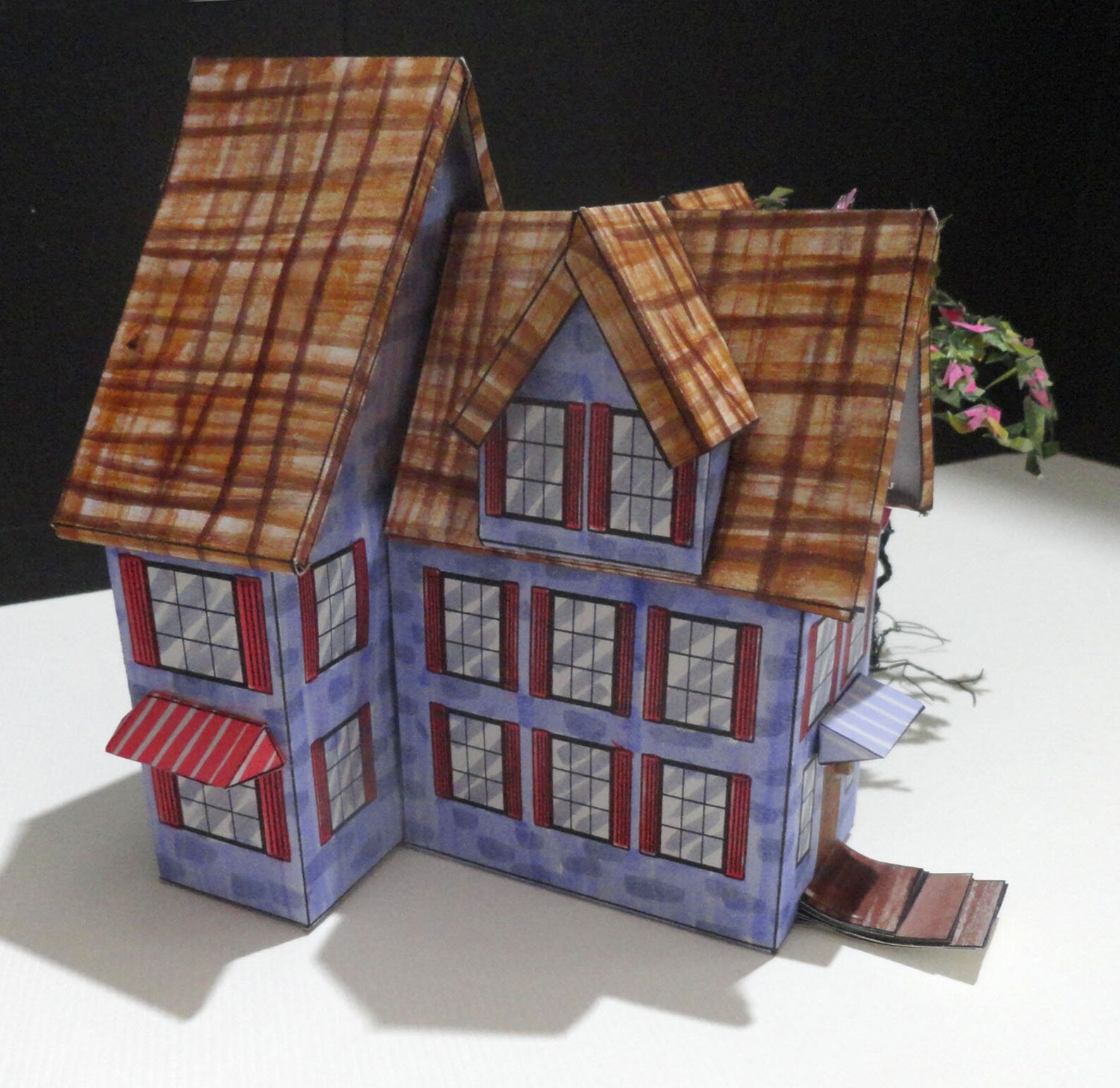 Massachusetts House Paper House Pattern and Instructions Digital ...