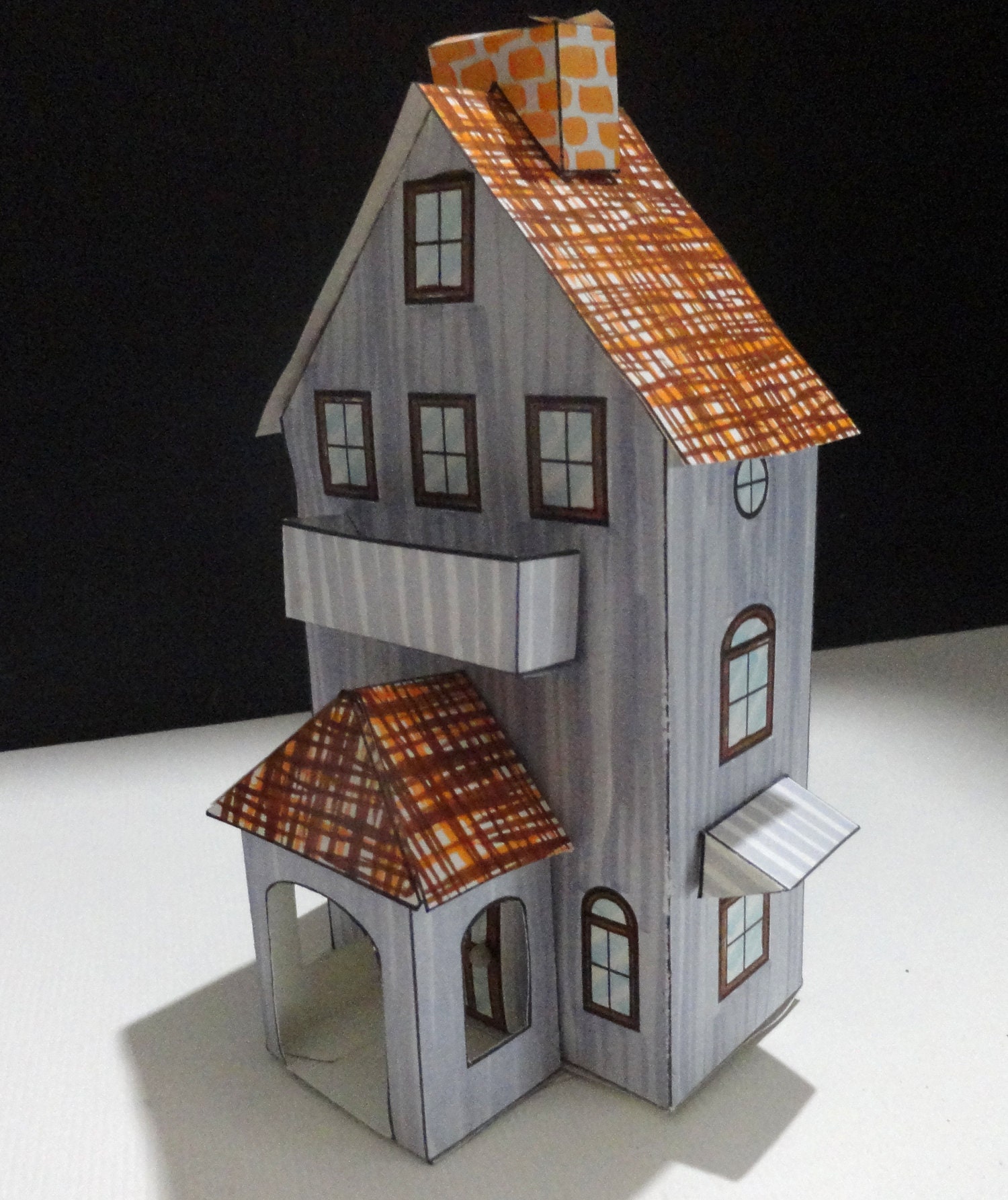 New Hampshire House Paper House Pattern and Instructions Digital ...