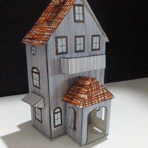 Utah Adobe House Paper House Pattern and Instructions Digital - Etsy