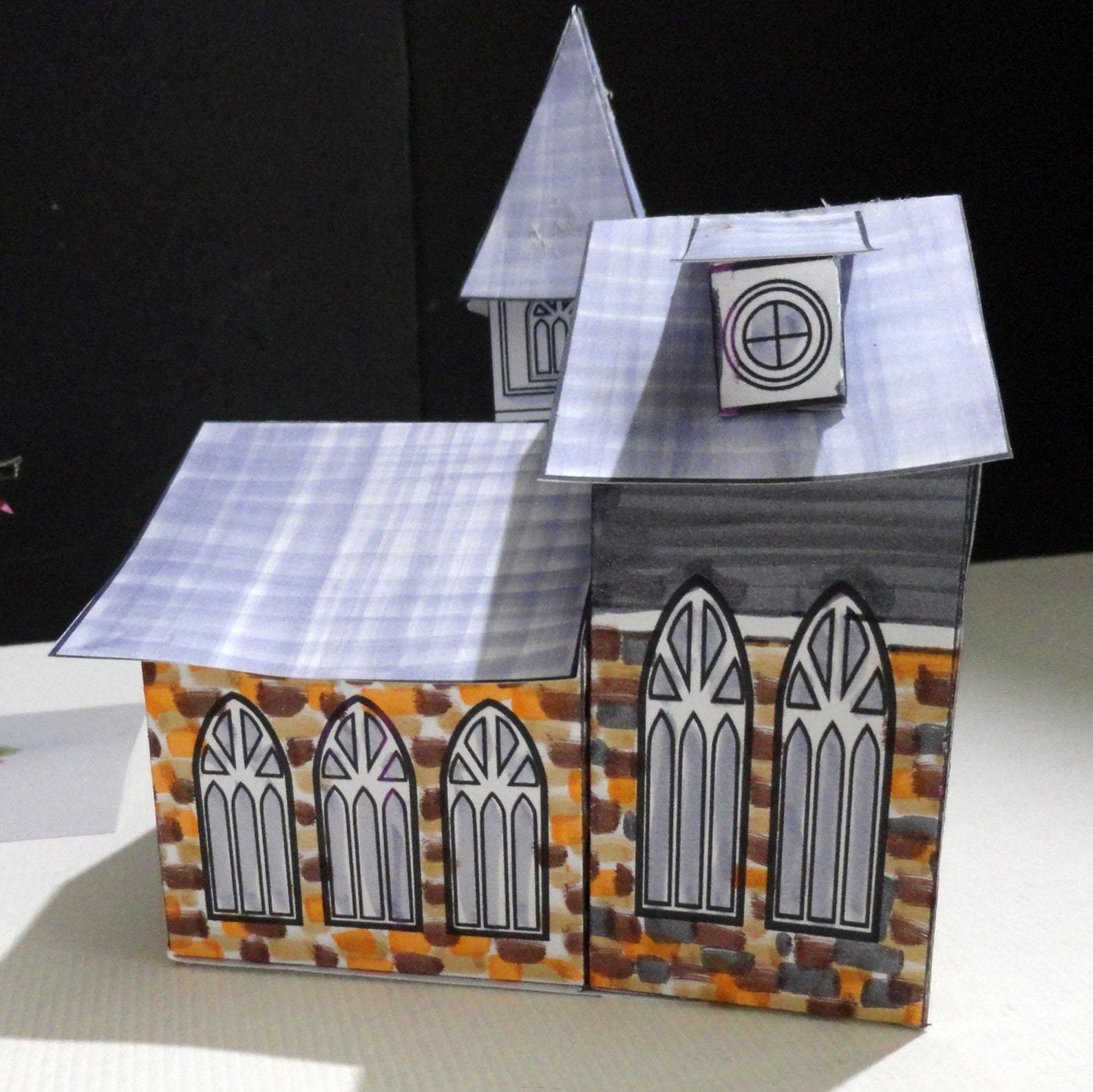 Virginia Church Paper House Pattern and Instructions Digital - Etsy