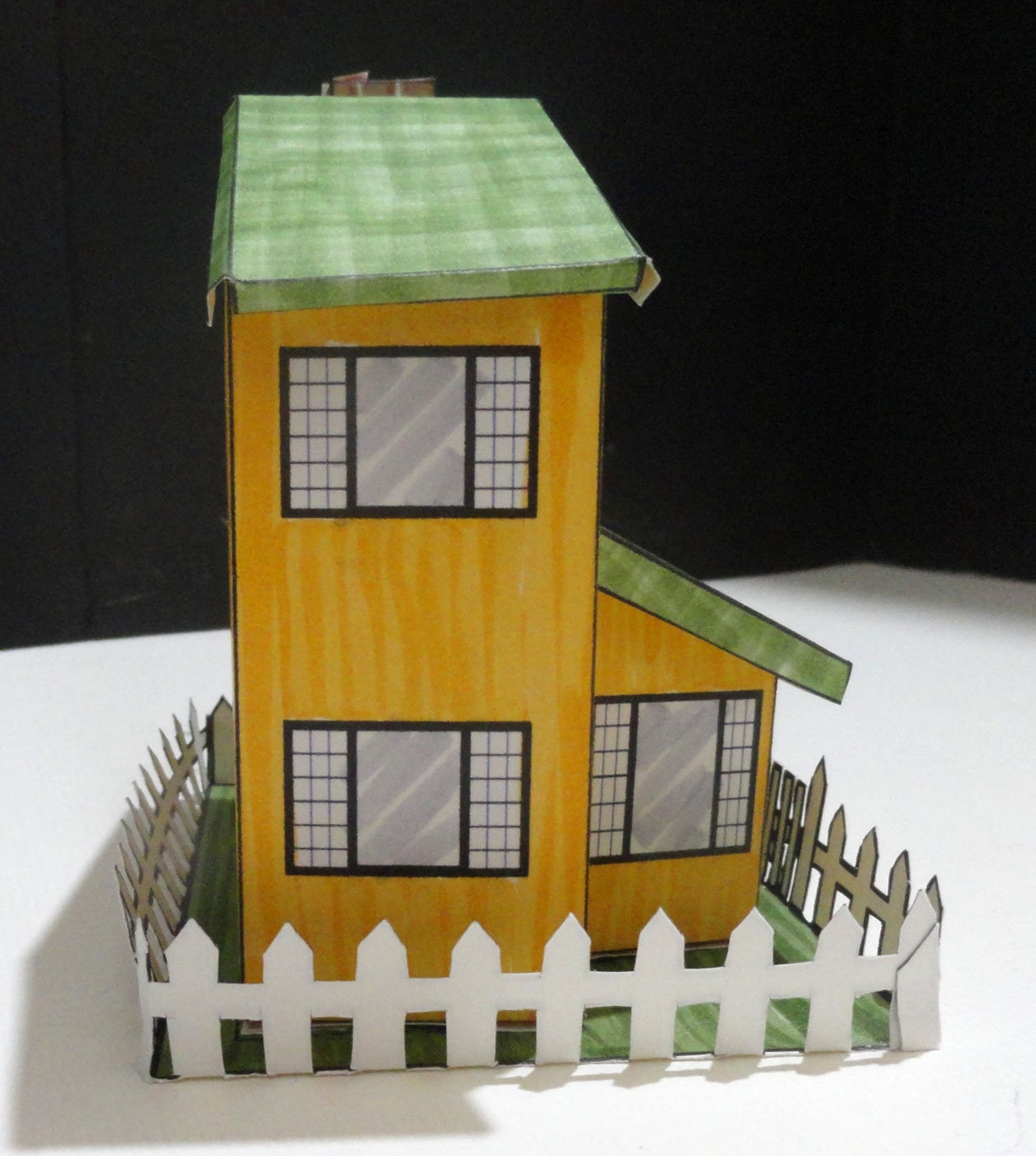 Iowa House Paper House Pattern and Instructions Digital Download - Etsy