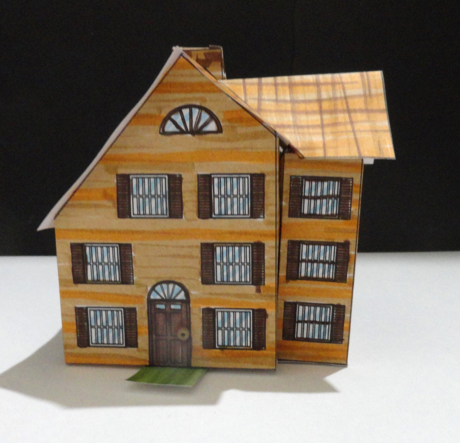 Idaho Farmhouse Paper House Pattern and Instructions Digital Download ...