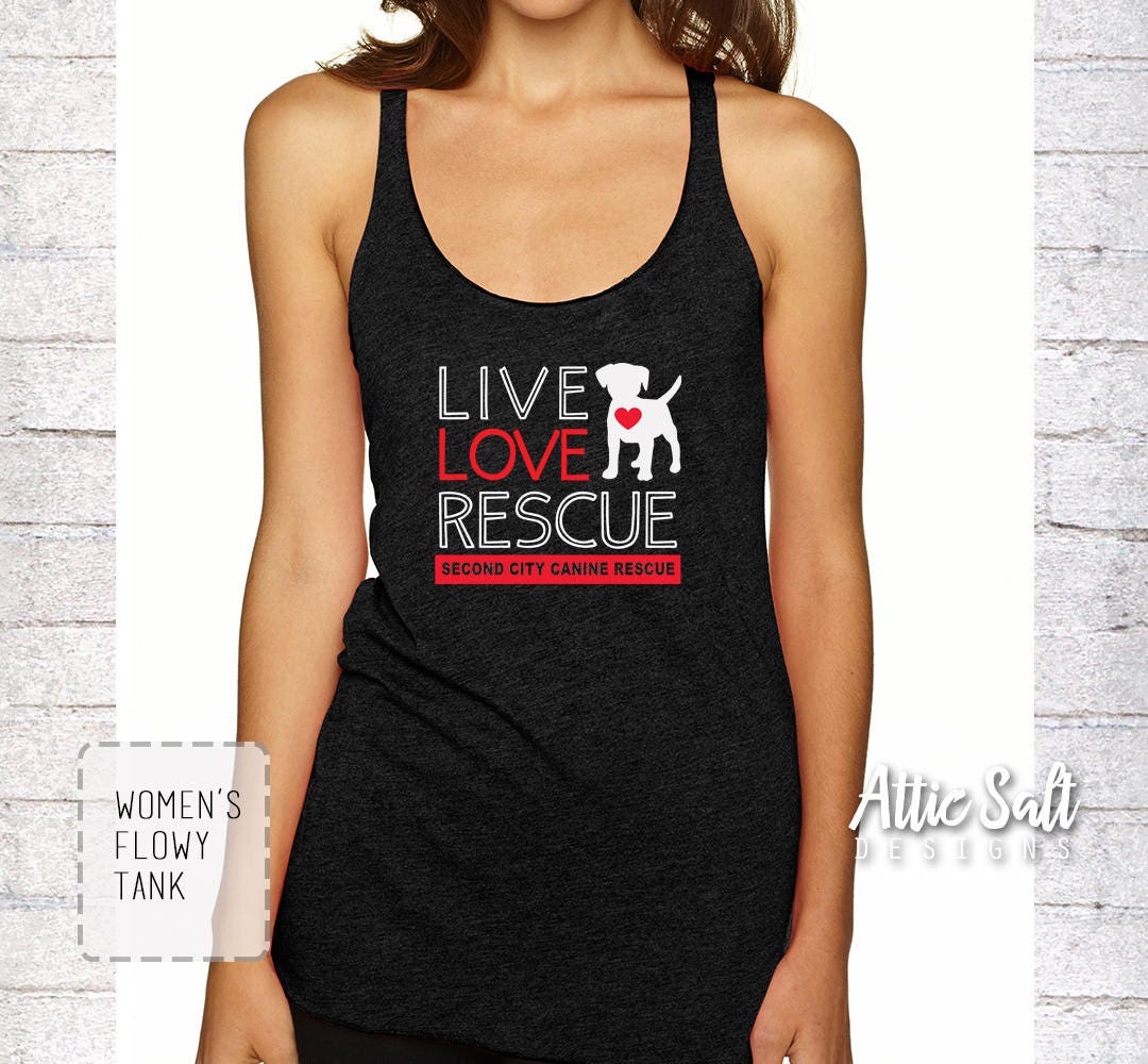 Live Love Rescue Tee Various Apparel Styles | Etsy