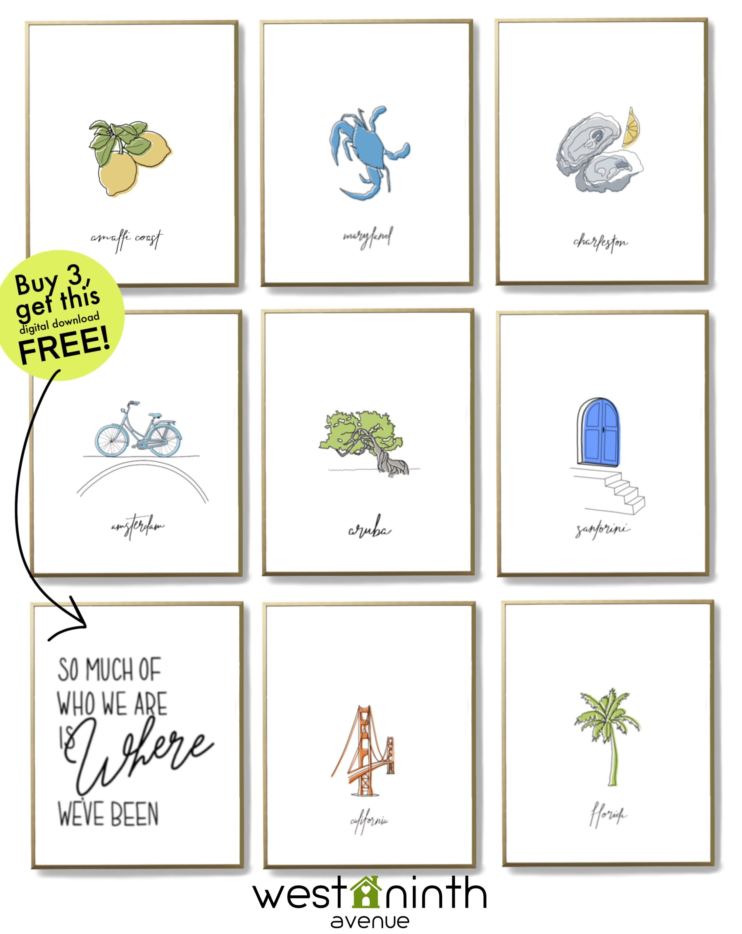 Aruba Art Print Divi Divi Tree Art Print Travel Caribbean Gift - Etsy