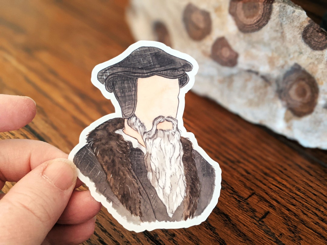 John Calvin Sticker (waterproof) - Etsy