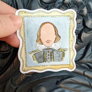 Shakespeare Sticker (waterproof) - Etsy