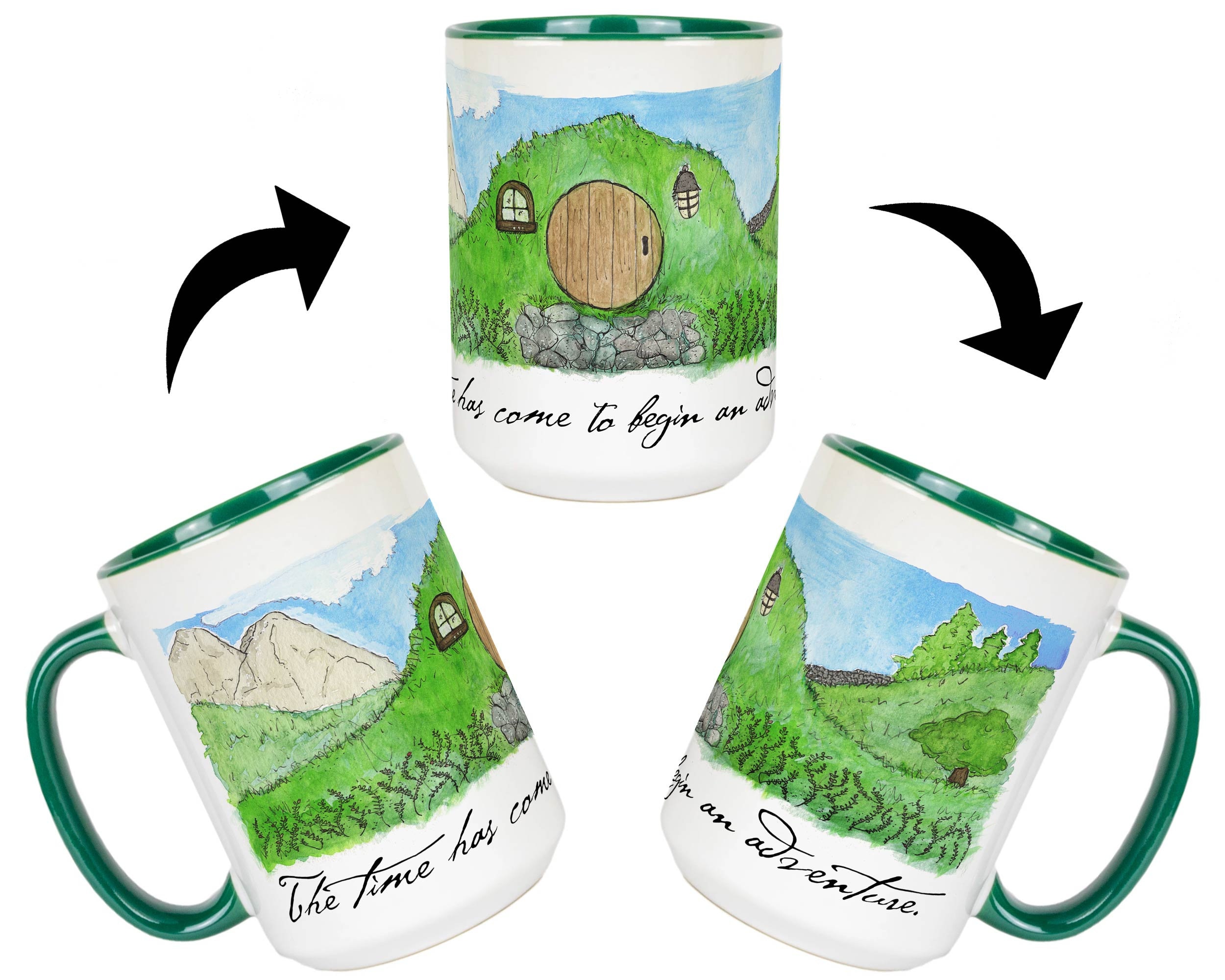 The Hobbit Mug Inspired by J. R. R. Tolkien - Etsy