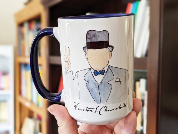 Winston Churchill Quote Coffee Mug large Size | Etsy