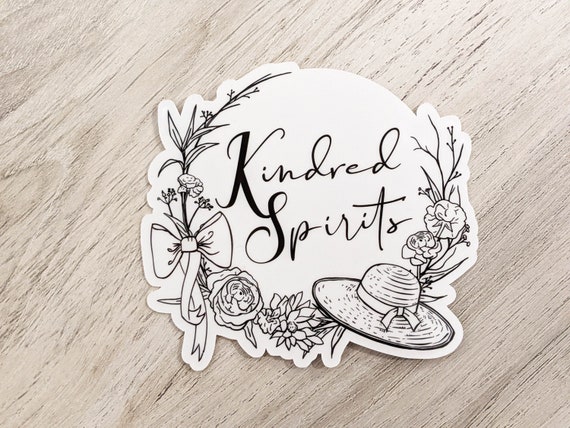Kindred Spirits Sticker waterproof From Anne of Green Gables - Etsy