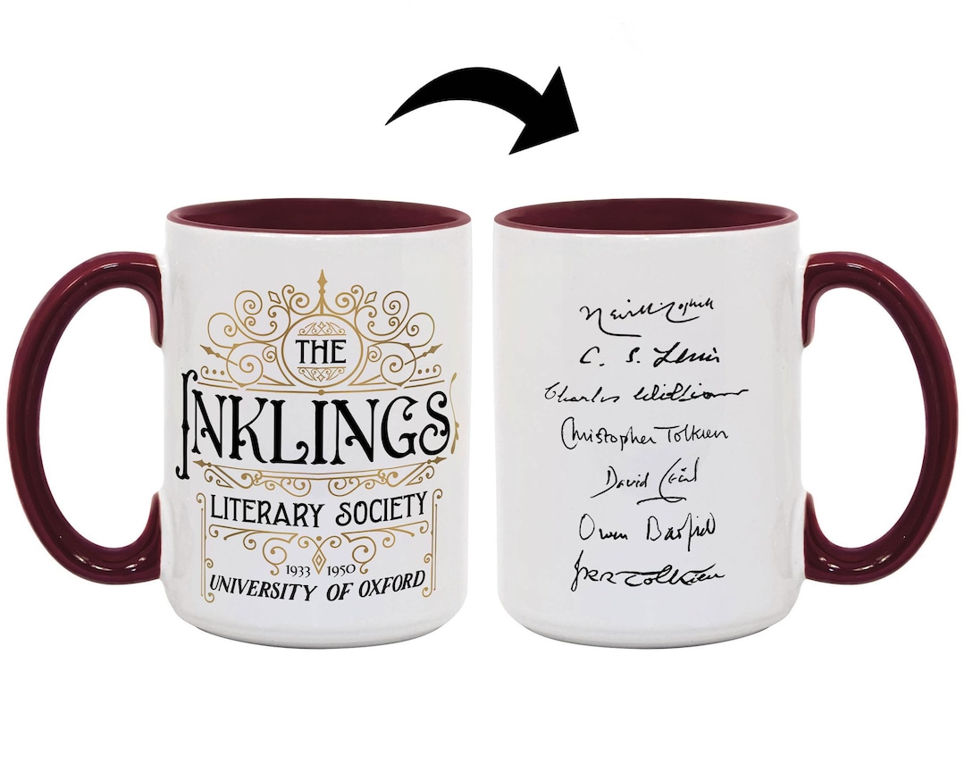 The Inklings Coffee Mug (large Size) Incl. C S Lewis and JRR Tolkien - Etsy