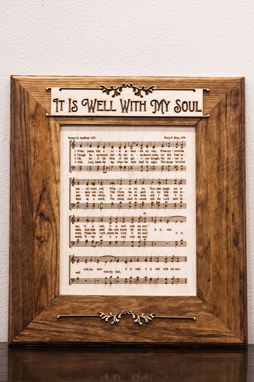 It is Well With My Soul Hymn Wall Hanging - Etsy