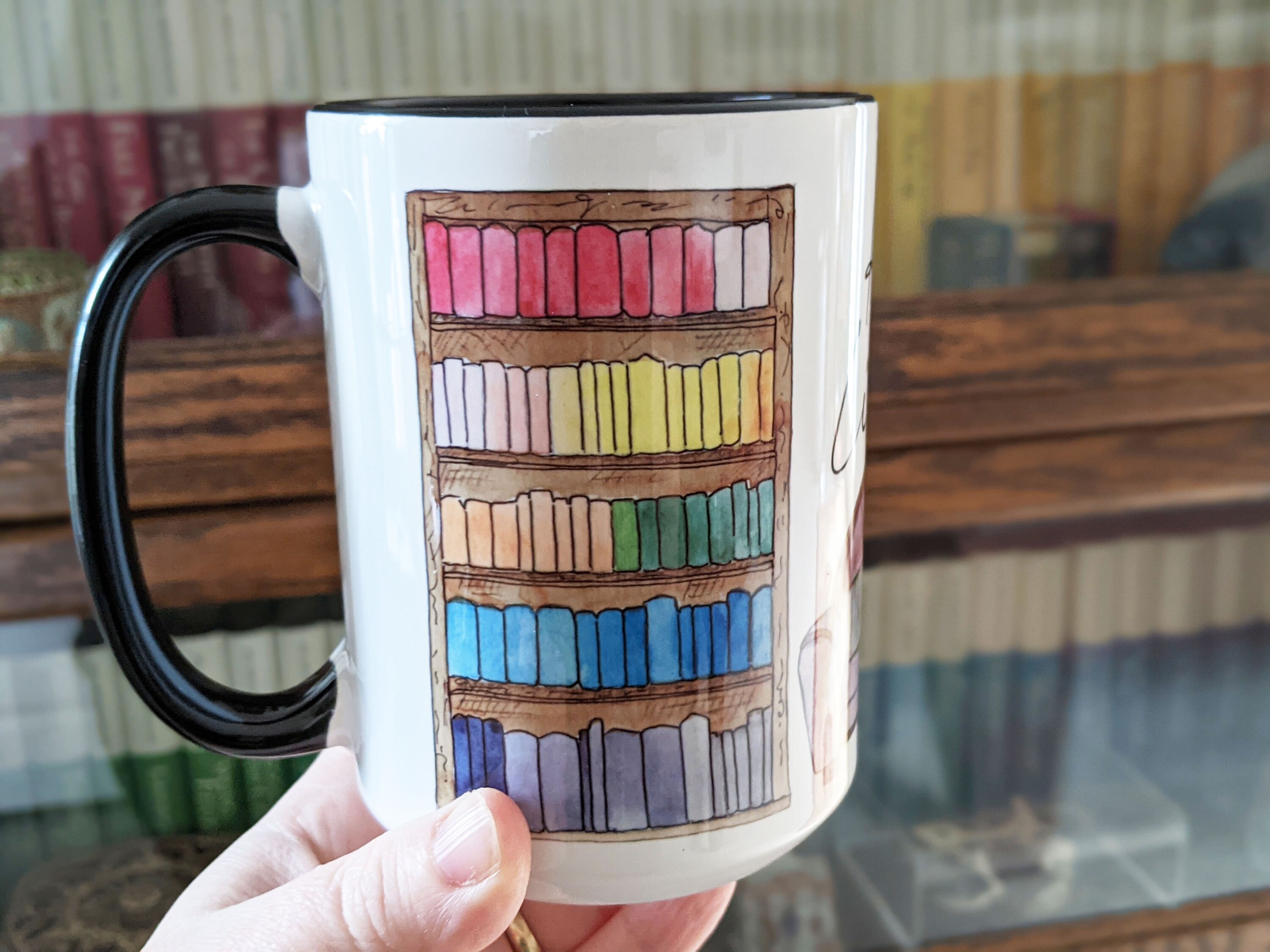 Home Librarian Mug large Size | Etsy