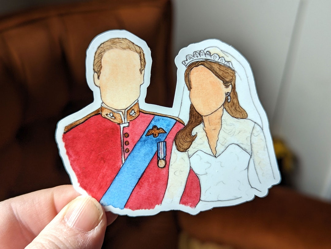 Prince & Princess of Wales Sticker (waterproof) - Etsy