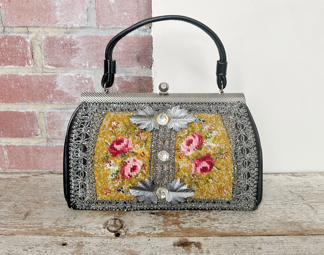 Vintage Caron of Houston 1950’s Embellished Handbag - Etsy
