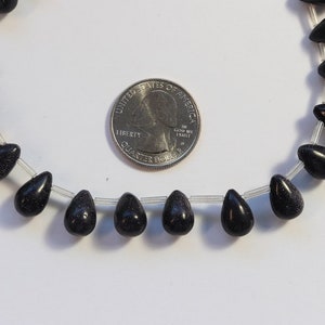 Sandstone Gemstone, Blue, Drop Beads, Teardrop Shaped, Blue Stone ...