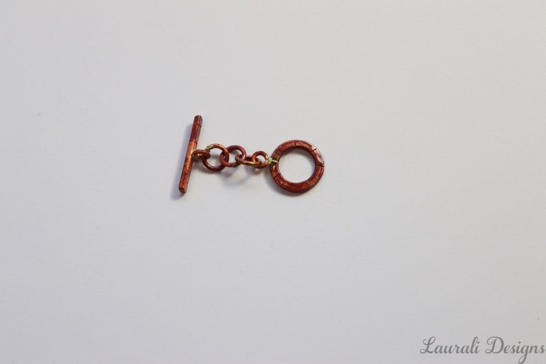 Round Copper Toggle, Round Copper, Handmade Copper, Geometric, Assorted ...