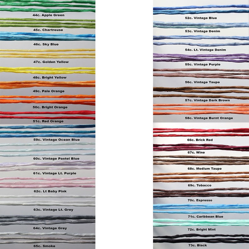 Silk Cord, Real Silk, Black Cord, Pendants, Bracelets, Purple, Pink ...