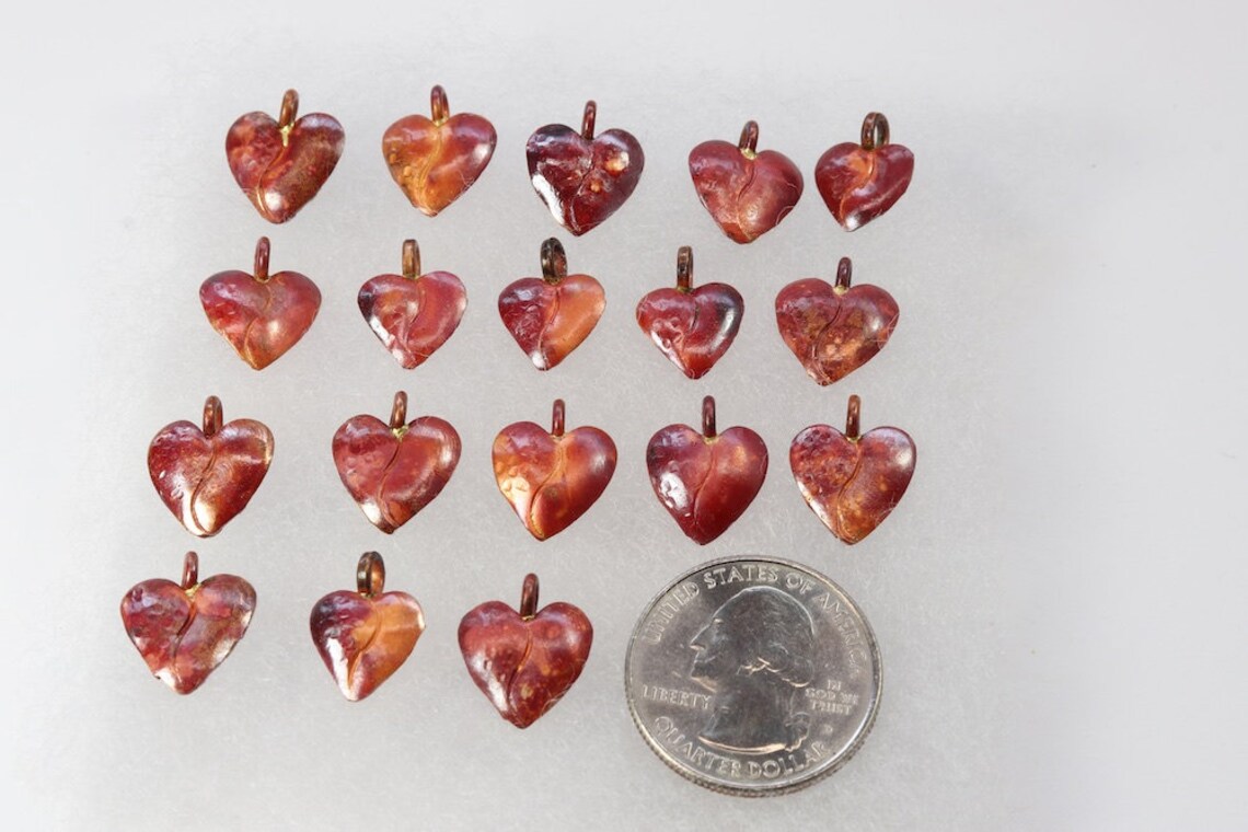 Heart, Copper Pendants, Heart Pendant, Handmade Copper, Geometric ...