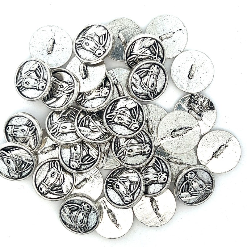 Pewter Buttons - Etsy