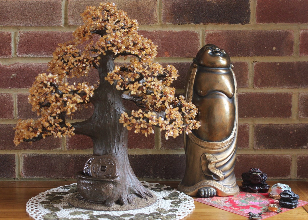 Citrine Gemstone Tree Citrine Crystals Money Tree Crystal Tree of Life ...