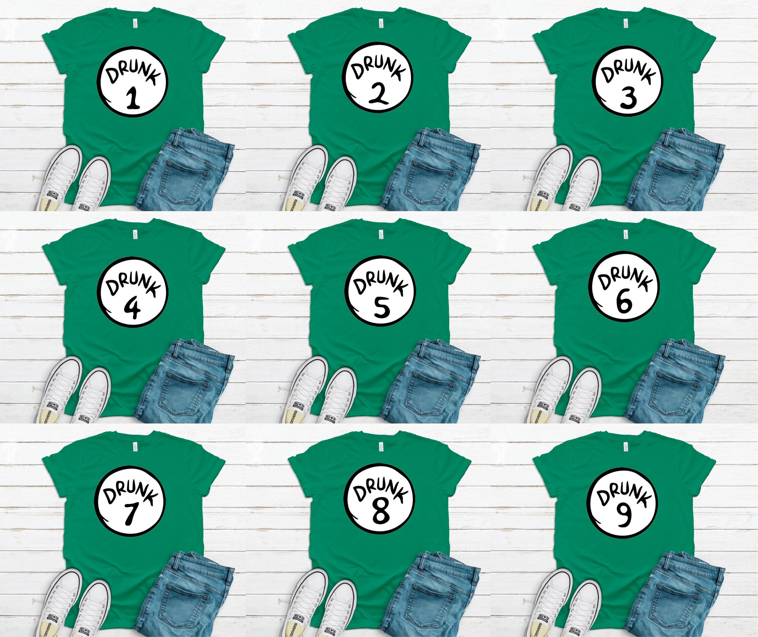 Drunk 1 Drunk 2 Shirt | Etsy