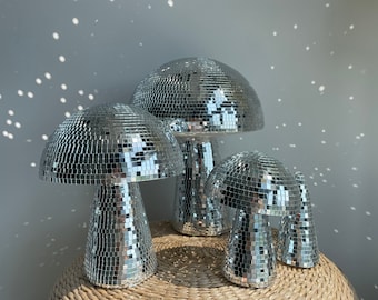 Mushroom Disco Ball String Lights - Etsy